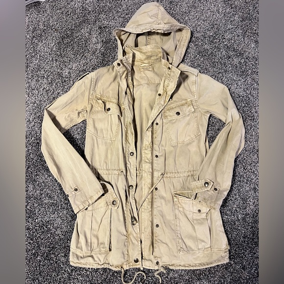 Talula | Jackets & Coats | Aritzia Talula Womens Cargo Jacket In Tan ...